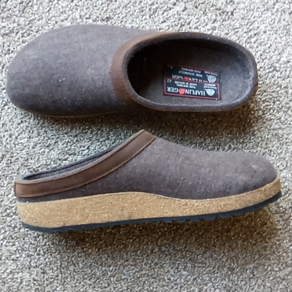 Haflinger | Shoes | Haflinger Brown Wool Clogs Unisex | Poshmark
